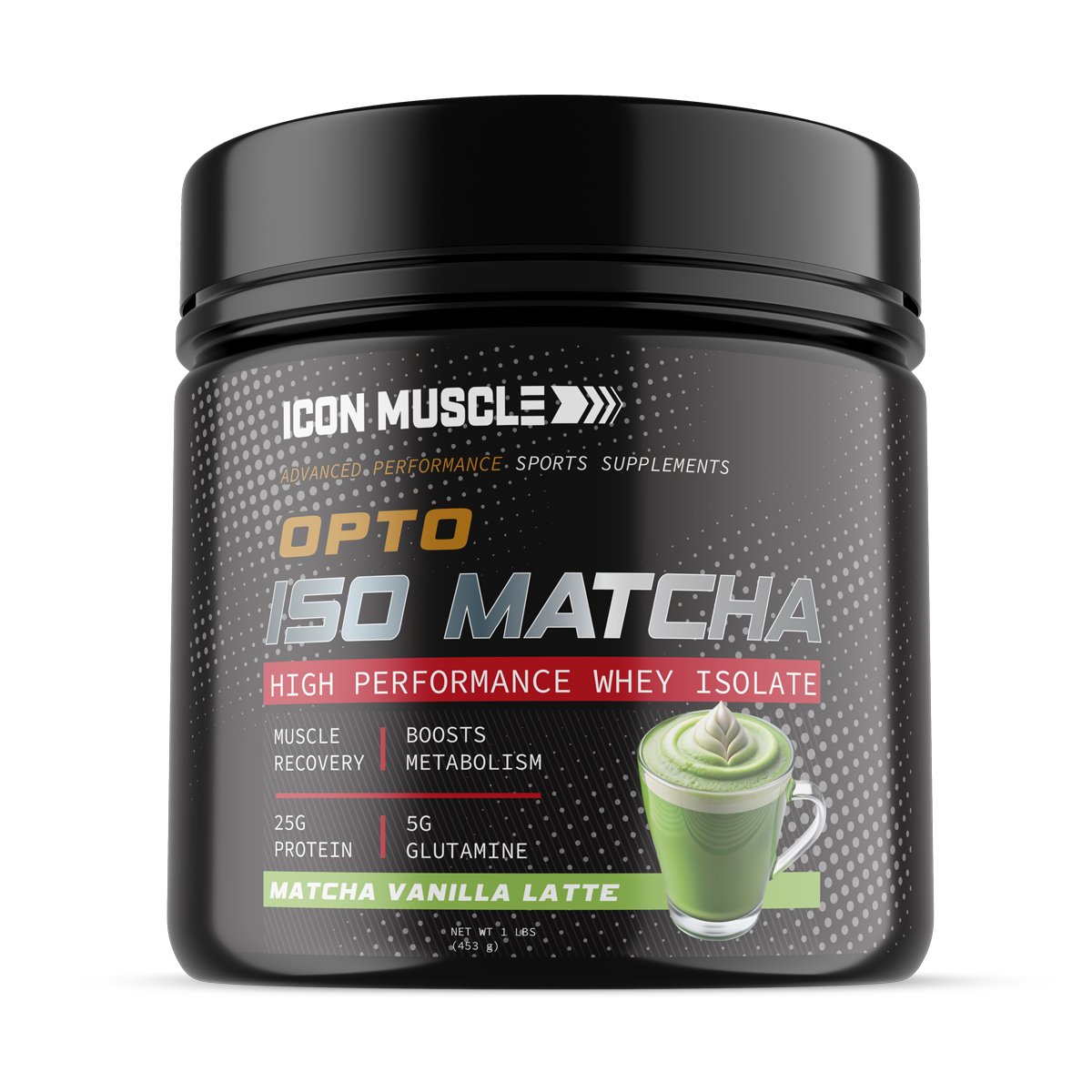 Opto Iso Matcha Latte 1 lb – Icon Muscle